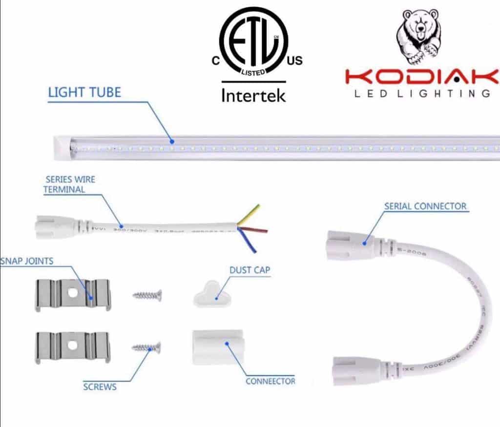 18w Linkable Shop Light | Kodiak LED Lighting